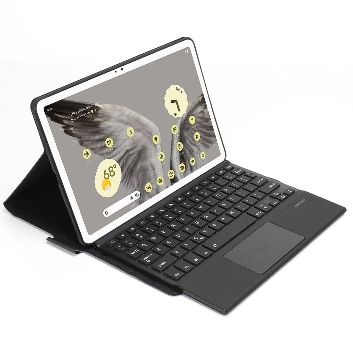 tablet with keyboard case
